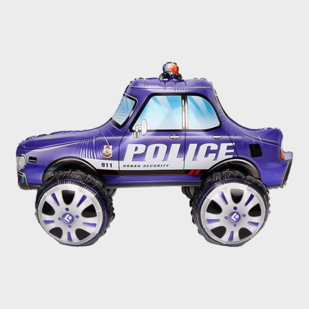 Folieballong polis bil 88cm 3D – Yippo